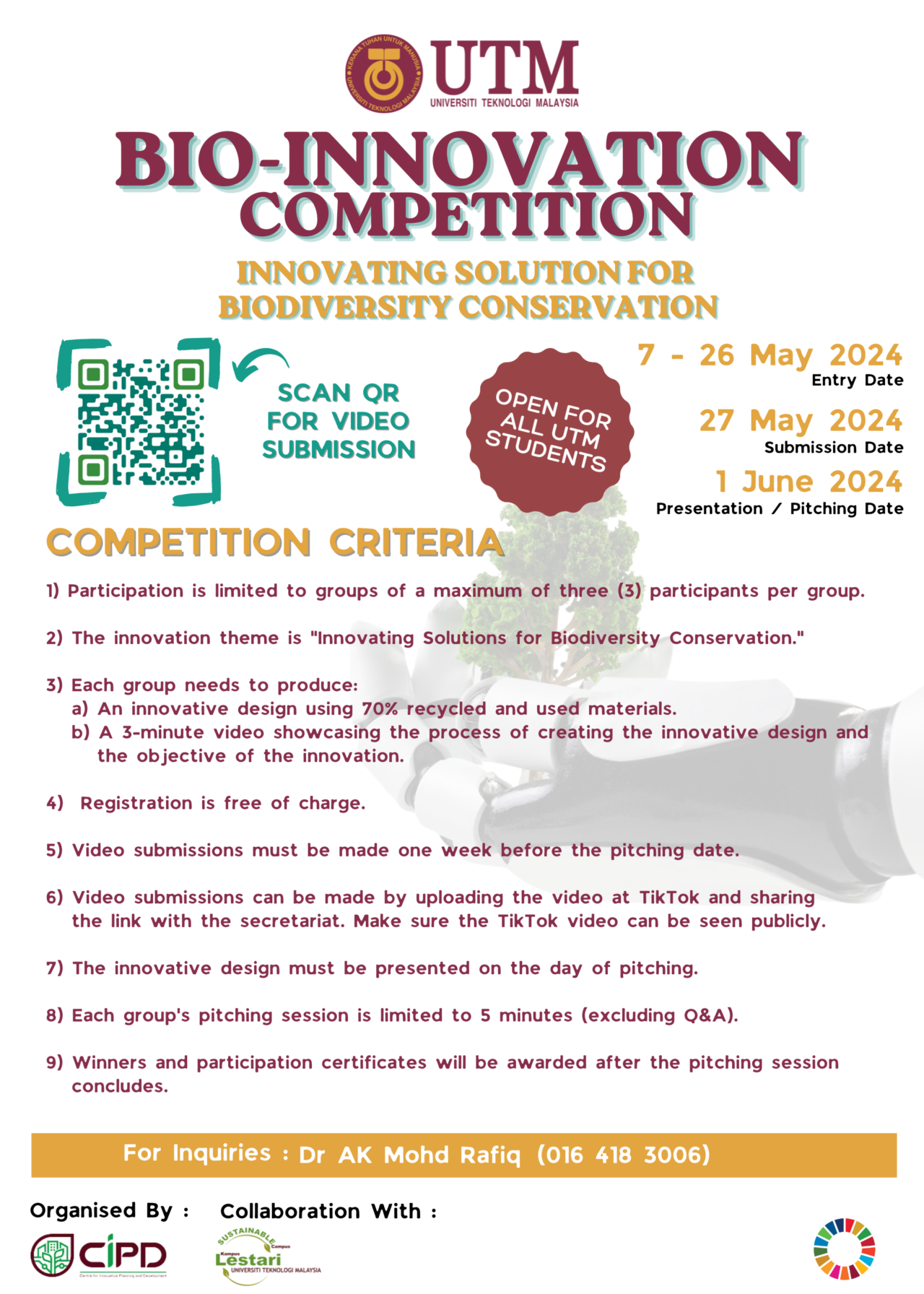 Bio-Innovation Competition | UTMCS